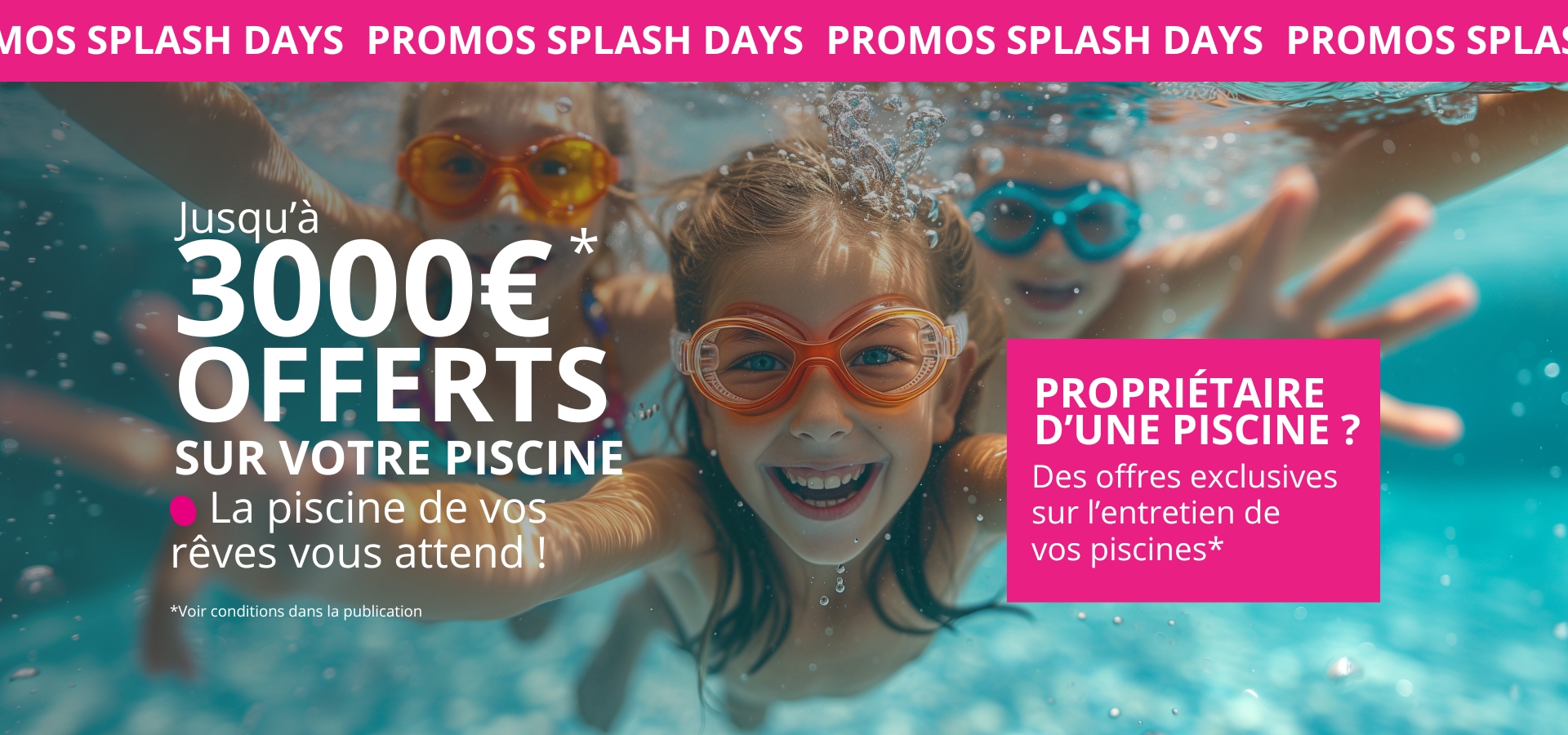 Splash Days : Offres exceptionnelles du 1er au 29 septembre 2024